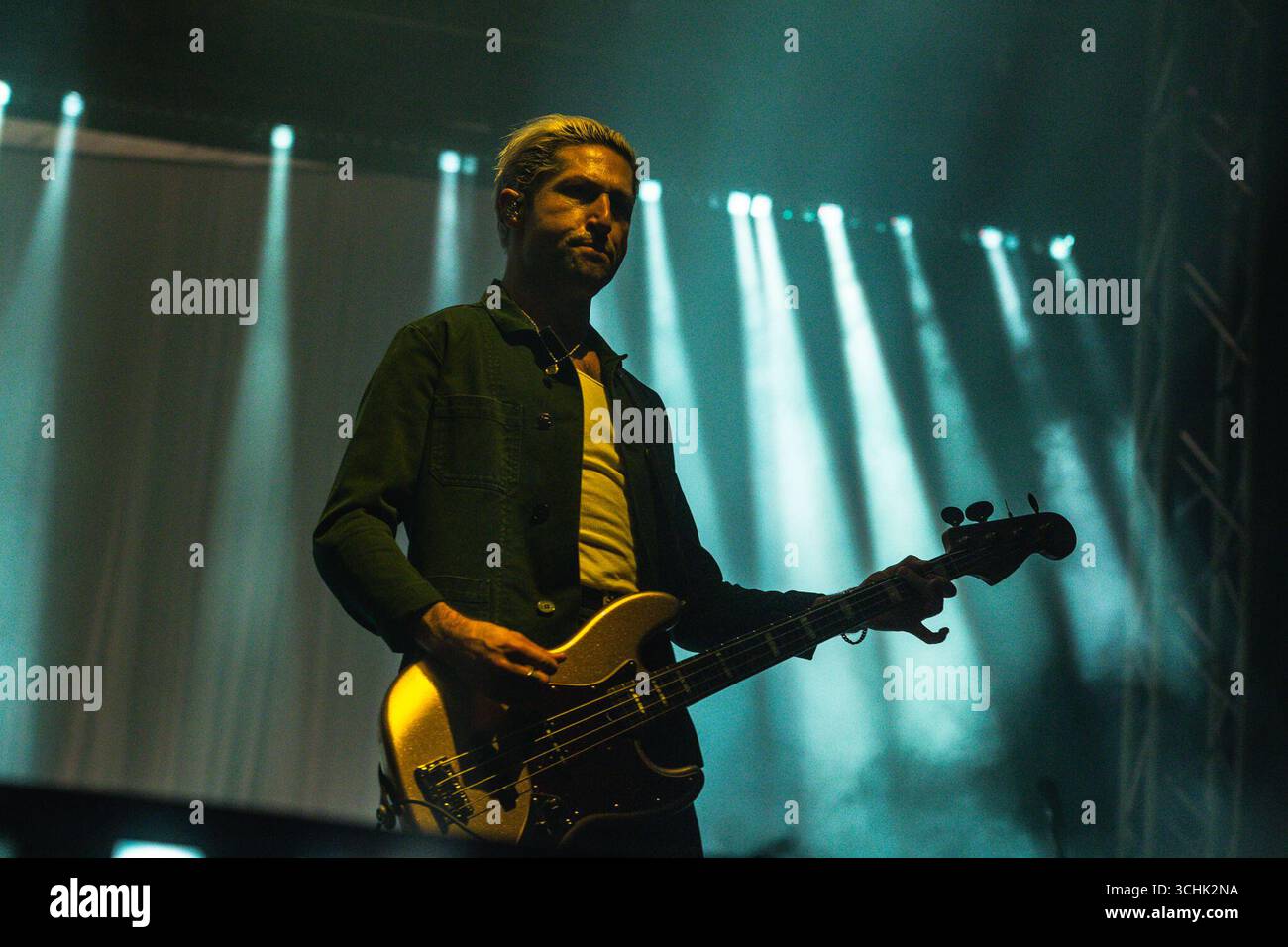 August 28, 2025: Josh Homme, Troy Van Leeuwen , Michael Shuman, Dean ...