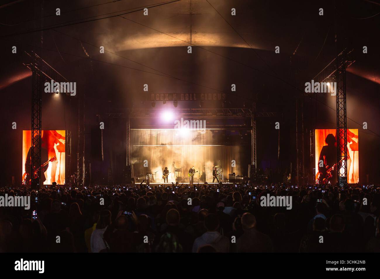 August 28, 2025: Josh Homme, Troy Van Leeuwen , Michael Shuman, Dean ...