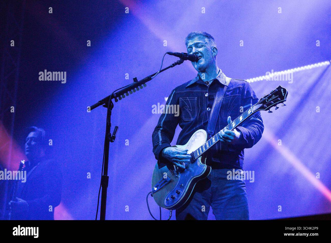 August 28, 2025: Josh Homme, Troy Van Leeuwen , Michael Shuman, Dean ...