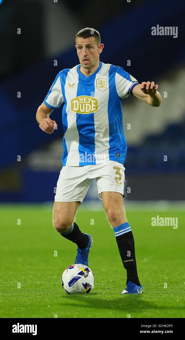 Hudderfield Town's Murray Wallace during the Vertu Trophy match at the ...