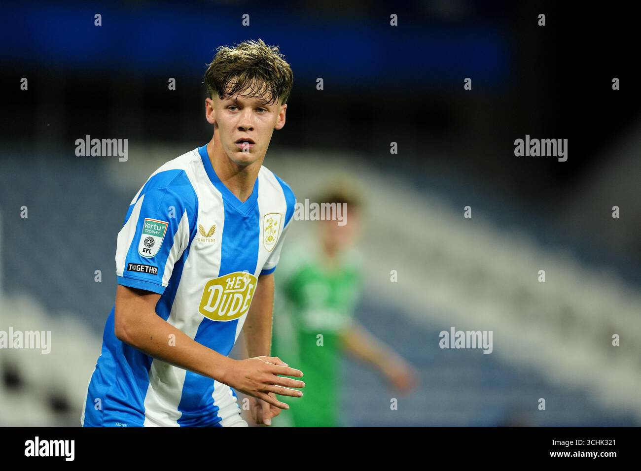 Huddersfield Town's Daniel Vost during the Vertu Trophy match at the ...