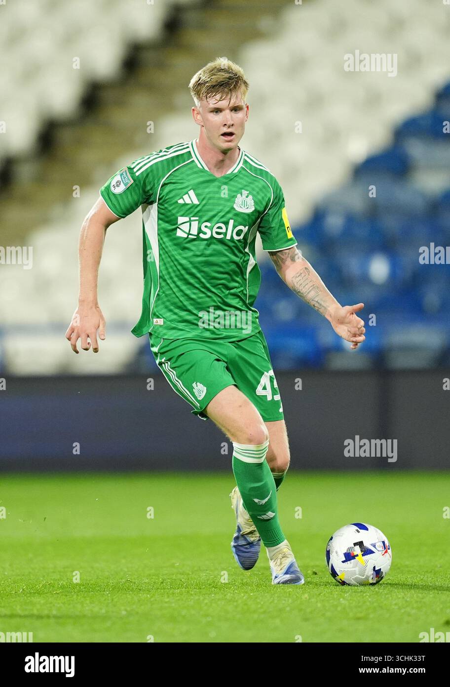 Newcastle United's Charlie McArthur during the Vertu Trophy match at ...