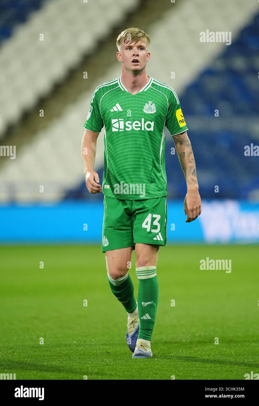 Newcastle United's Charlie McArthur during the Vertu Trophy match at ...