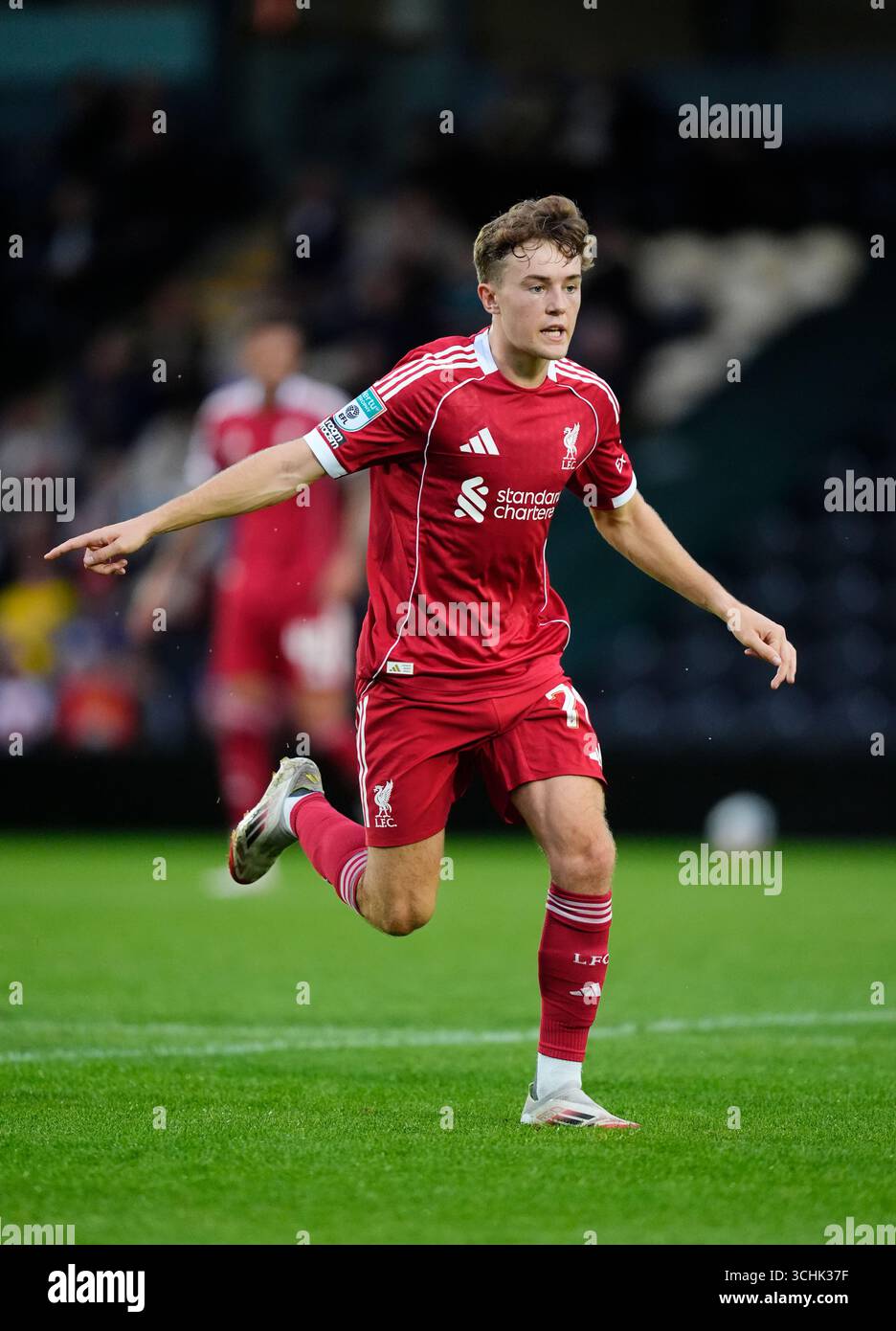 Liverpool's Tommy Pilling during the Vertu Trophy match at the Pirelli ...