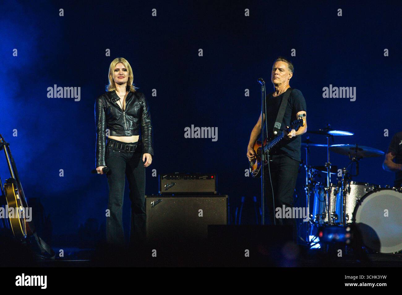 August 29, 2025: Cassyette performs with Bryan Adams at the Rock n Roll ...