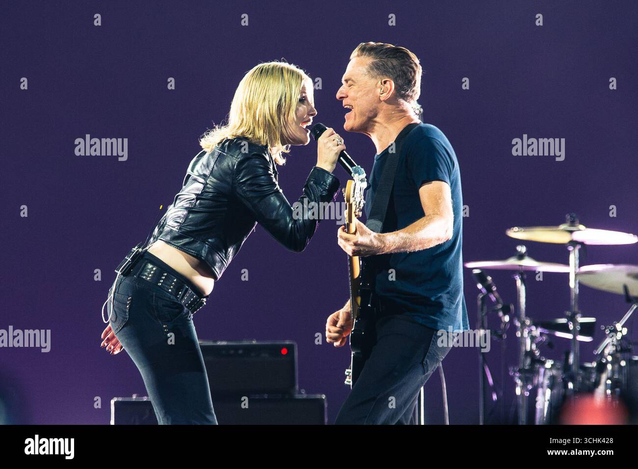 August 29, 2025: Cassyette performs with Bryan Adams at the Rock n Roll ...