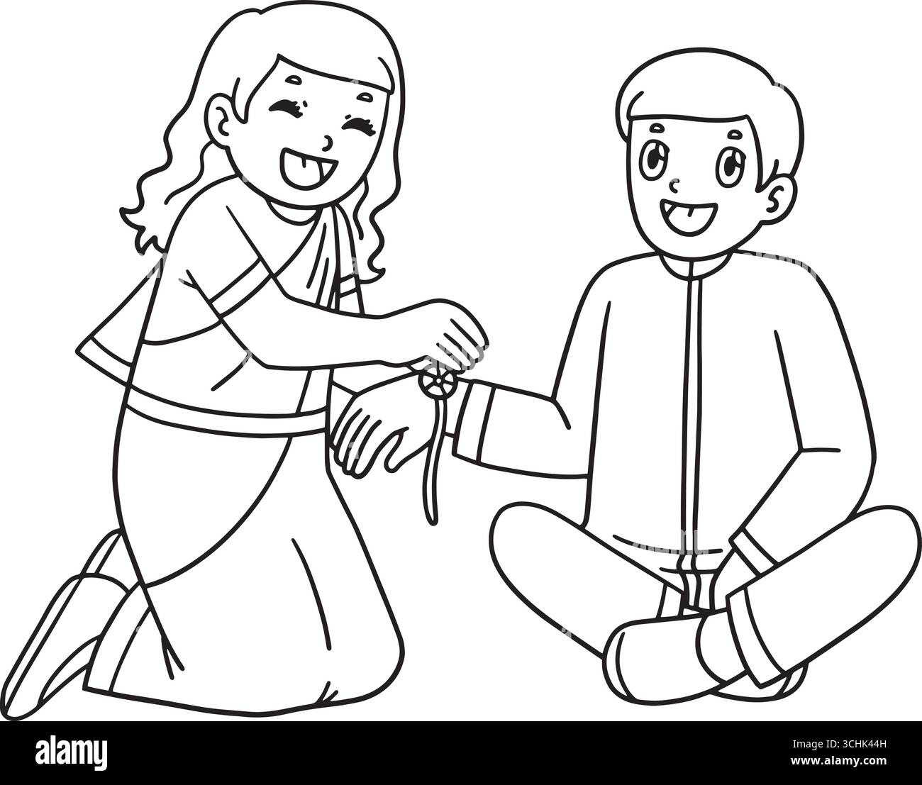 Rakhi design Black and White Stock Photos & Images - Alamy