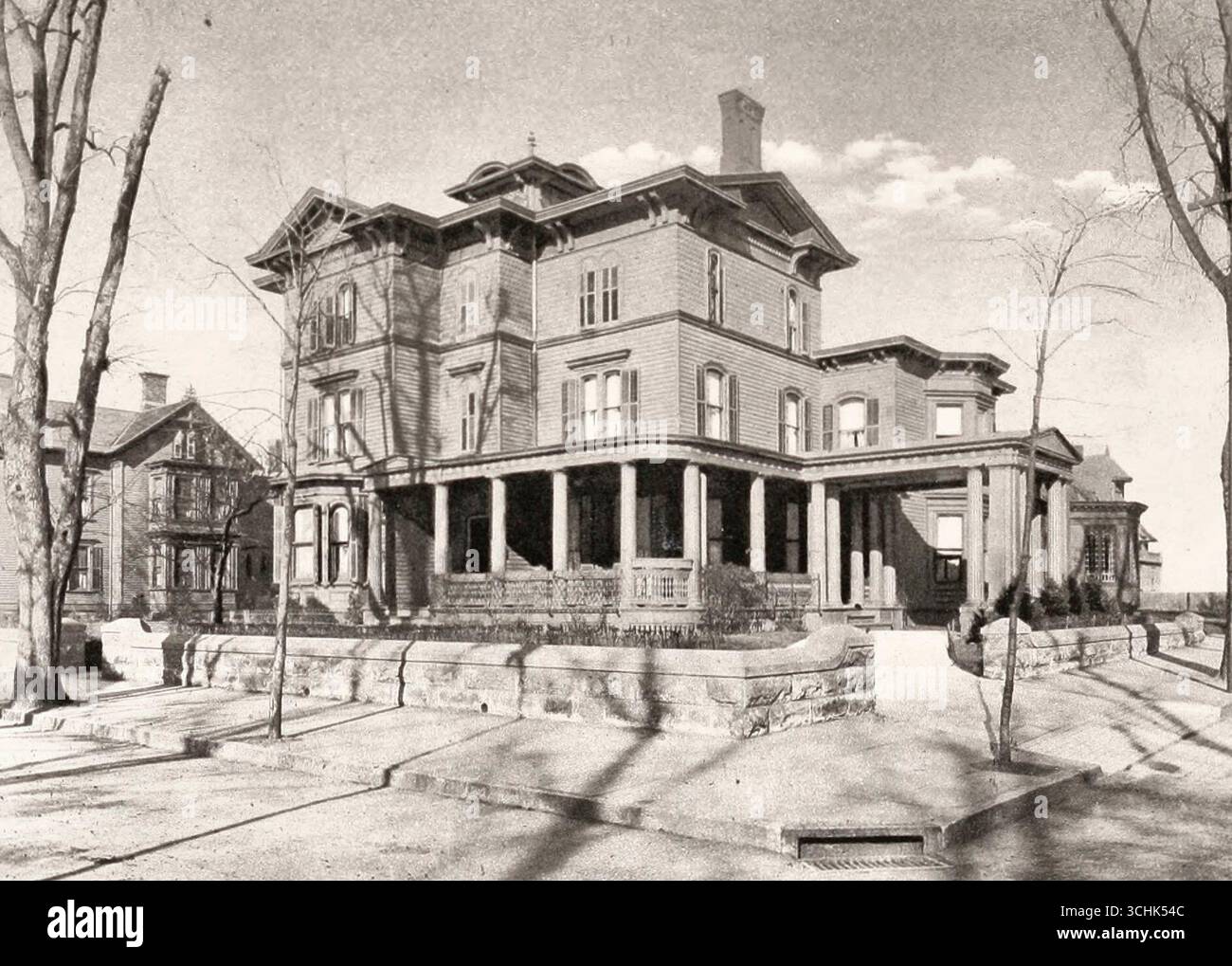 Carrol Hall, home of Vice President Garret Augustus Hobart, circa 1910 ...