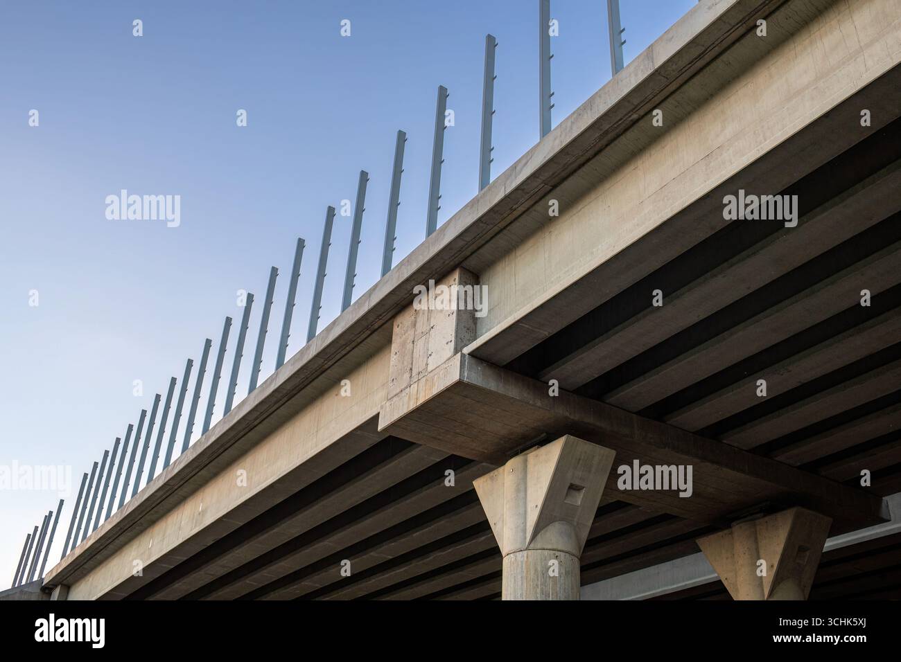 Concrete Highway Bridge Under Construction Stock Photo - Alamy