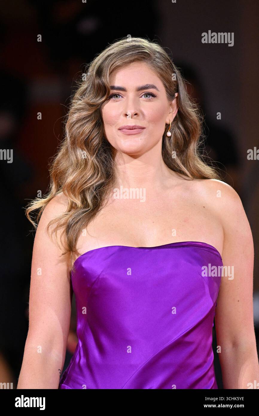 Jordan Claire Robbins attending the Dead Man's Wire Premiere as part of ...