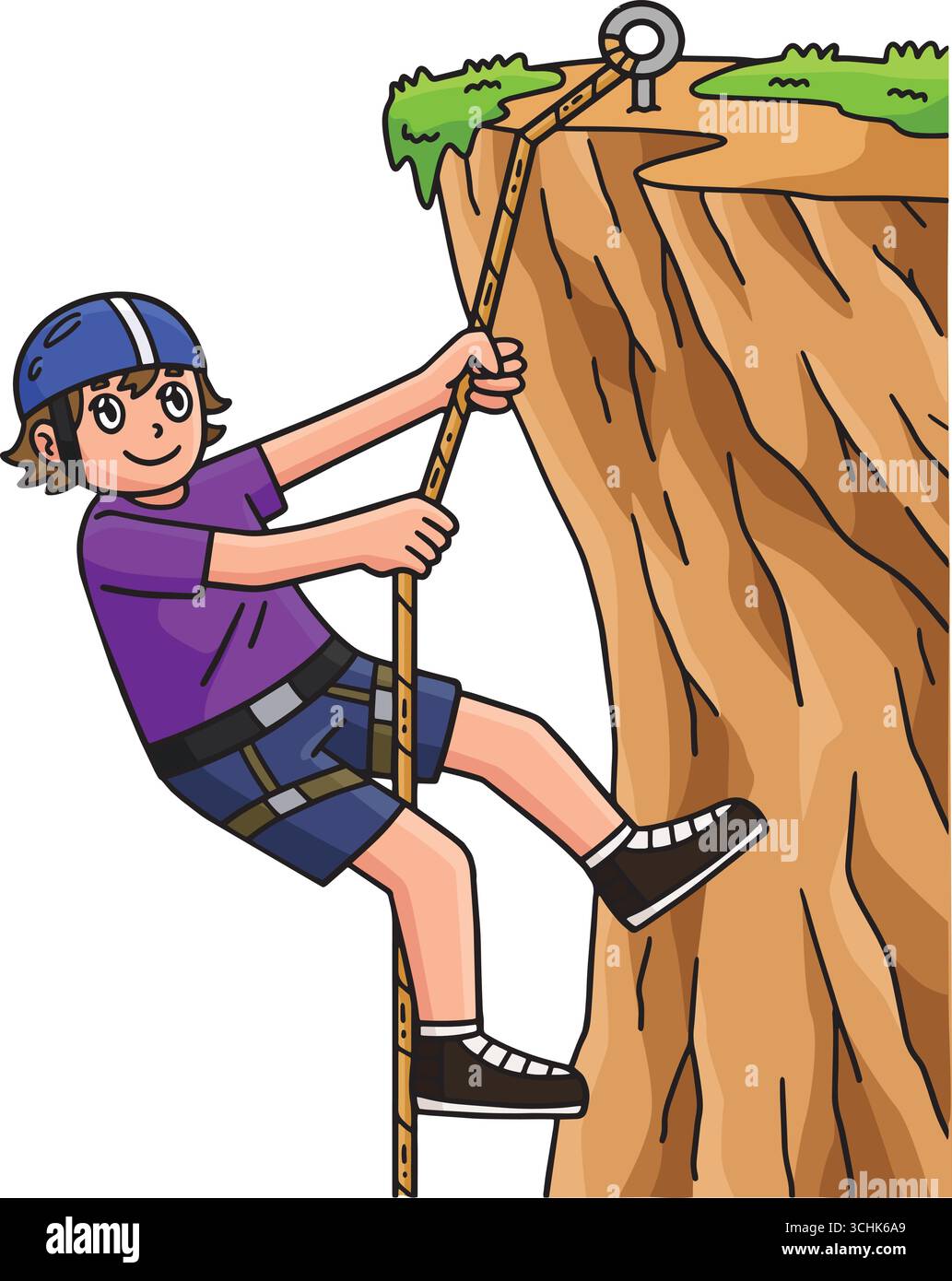 Bouldering drawing Cut Out Stock Images & Pictures - Alamy