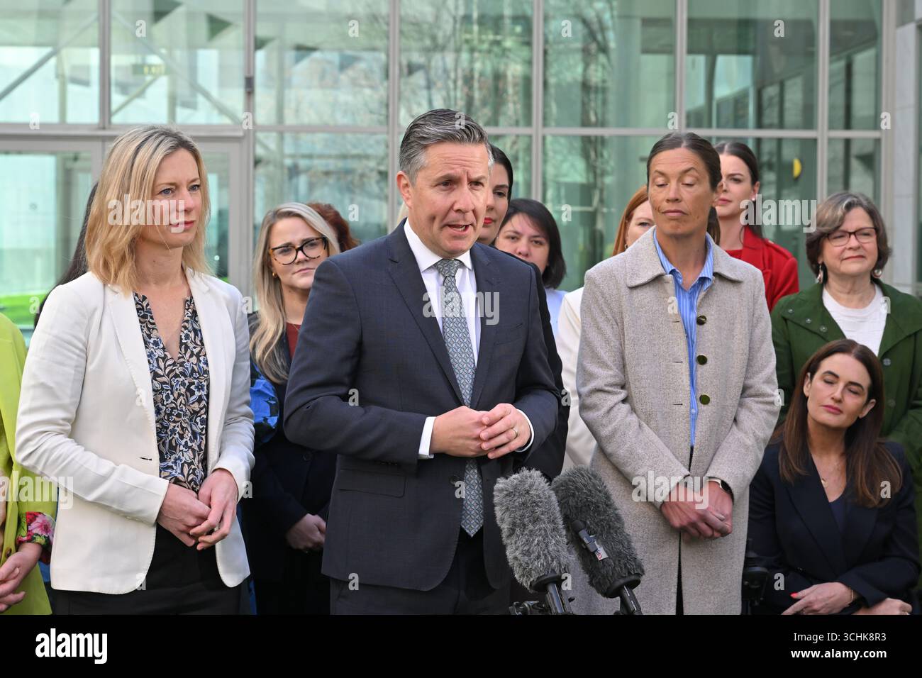 Minister for Health Mark Butler at a press conference on women’s health ...