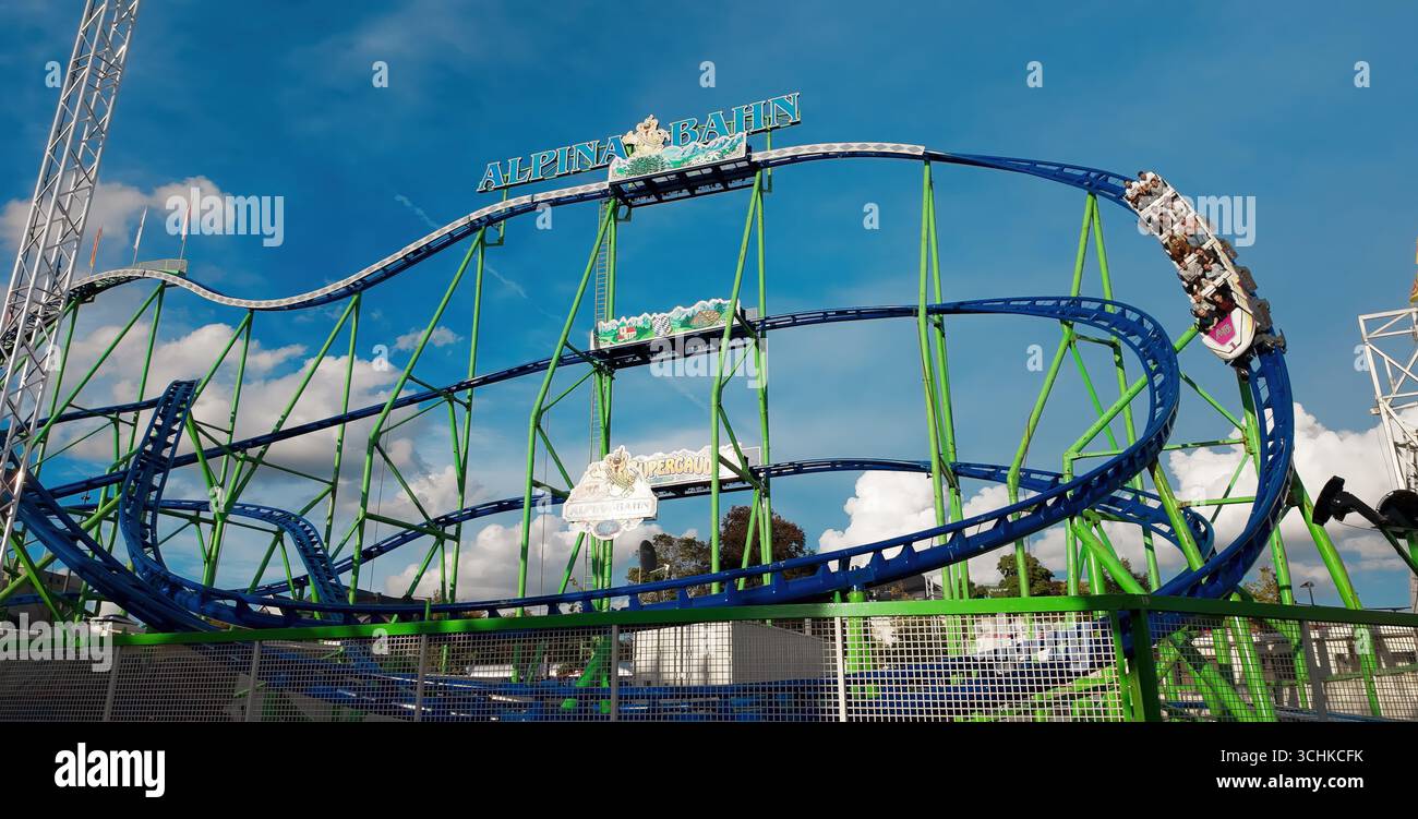 Luxemburg europe september 2025 rollercoaster hi-res stock photography and images - Alamy