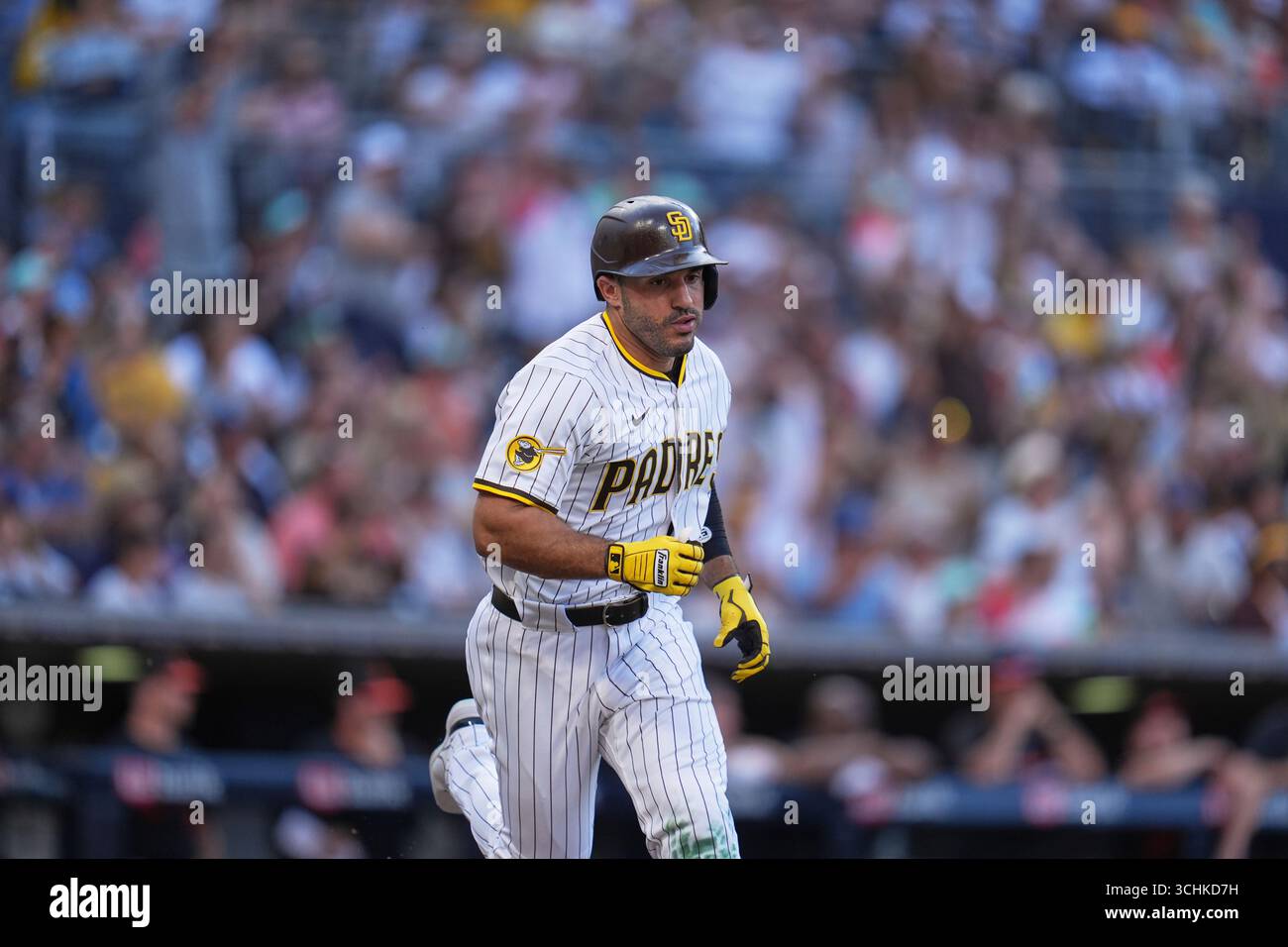 San Diego Padres' Ramon Laureano base running during the fifth inning ...