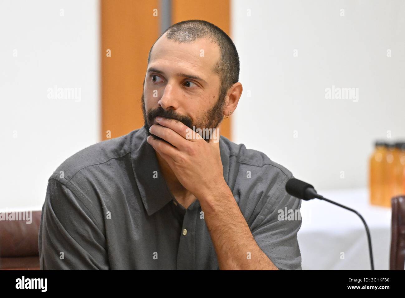 Melbourne Law School senior lecturer Dr Jake Goldenfein addresses ...