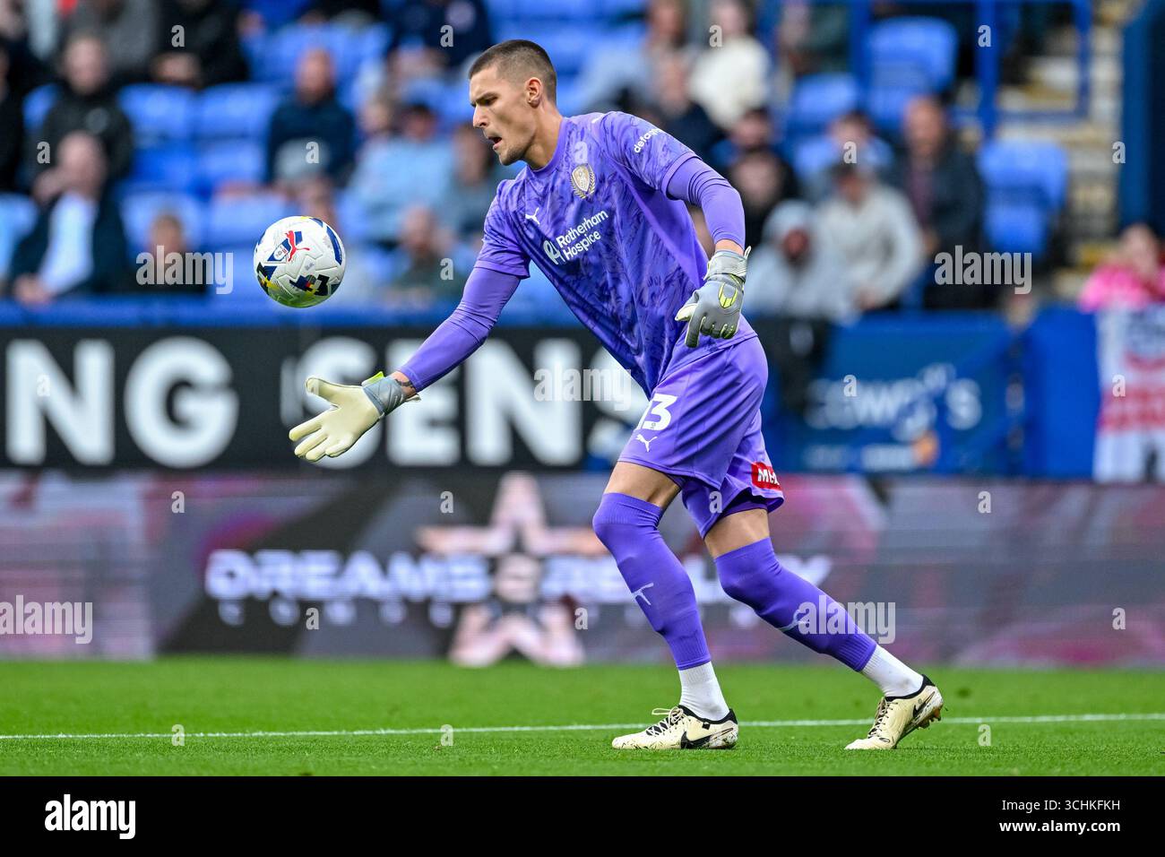 Ted Cann of Rotherham United during the The Vertu Trophy match Bolton ...