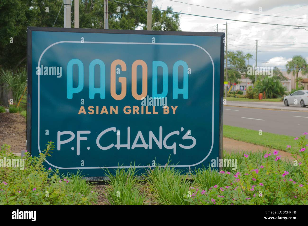 Pagoda Asian Grill by P. F. Chang’s Storefront sign With Logo and ...