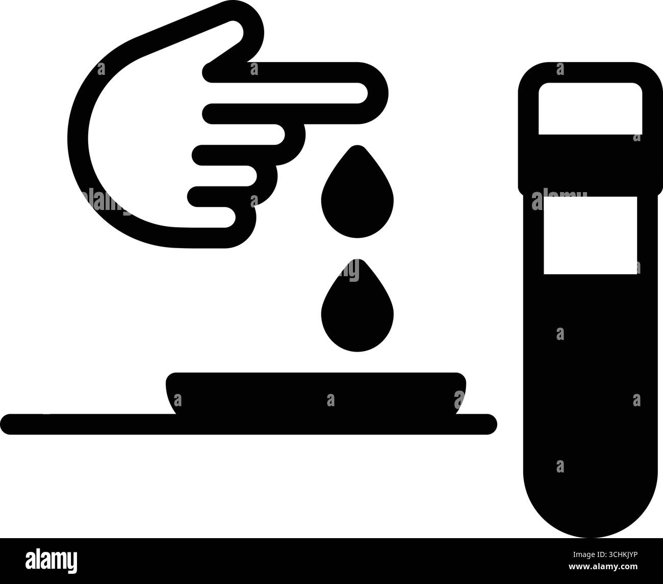 Blood lab sample Black and White Stock Photos & Images - Alamy