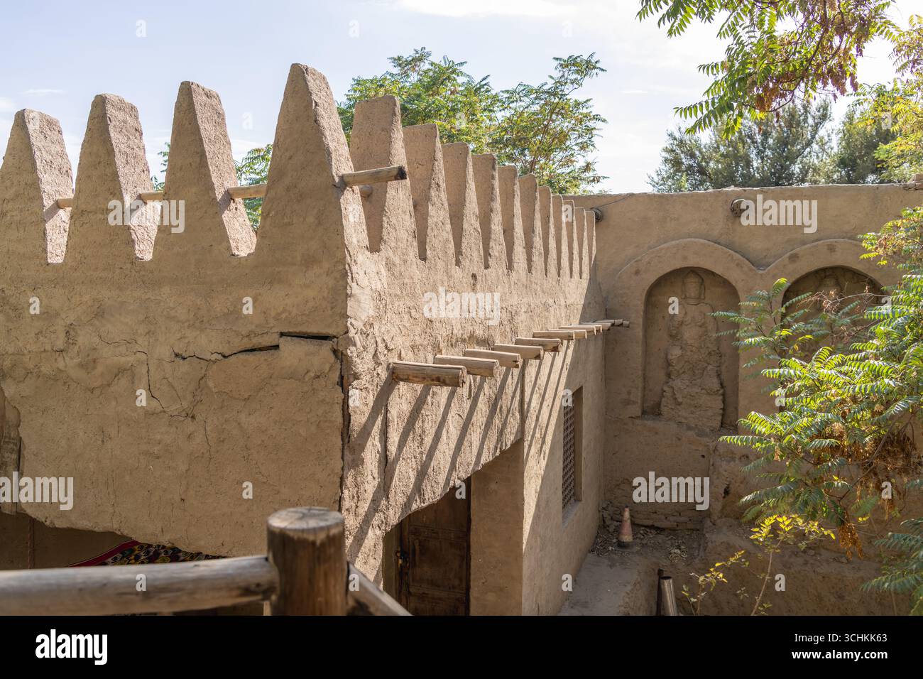 Ruins of Jiaohe Silk Road city, ancient capital of Turfan, Xinjiang ...