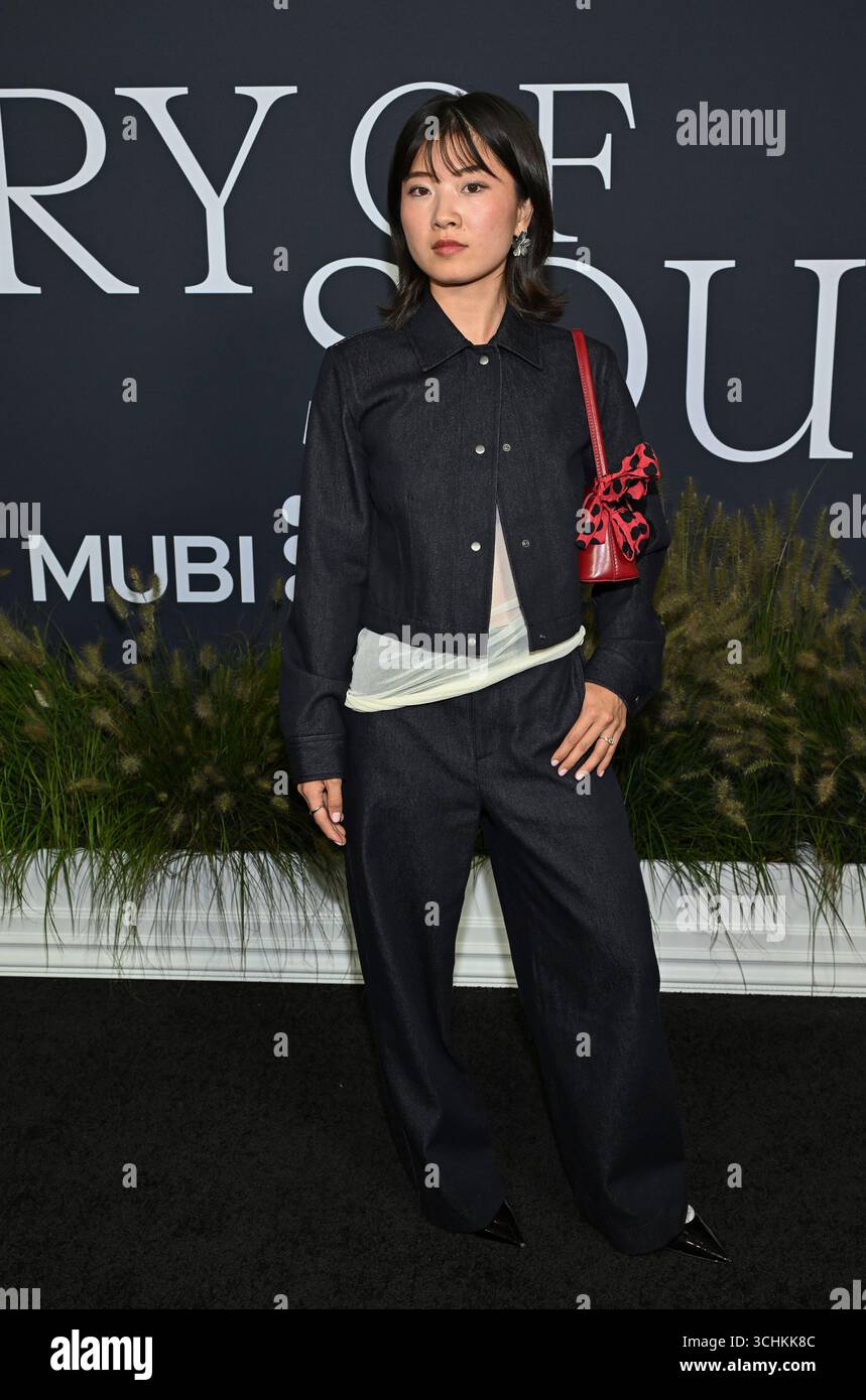 Colleen Yu attends the premiere of "The History of Sound" at Walter ...