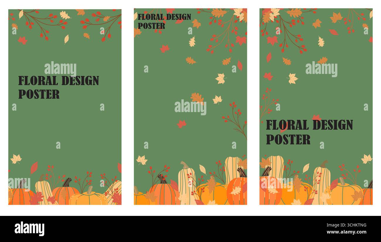 Poster autumn forest park Stock Vector Images - Alamy
