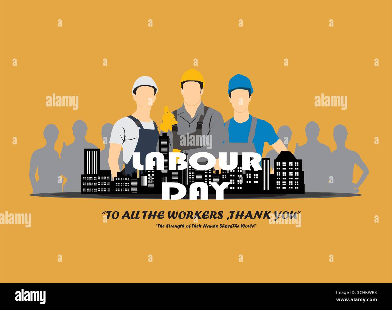 international worker day posters and banner Stock Vector Image & Art ...
