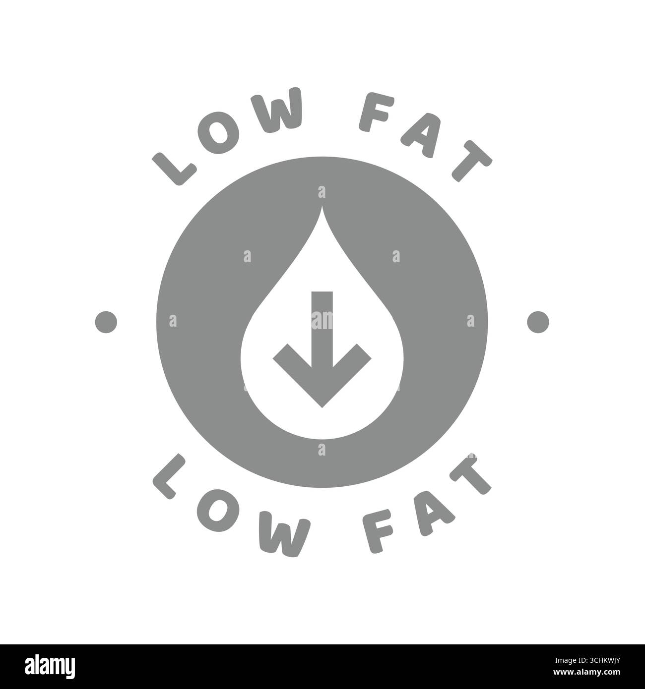 Healthy fats label sign Cut Out Stock Images & Pictures - Alamy