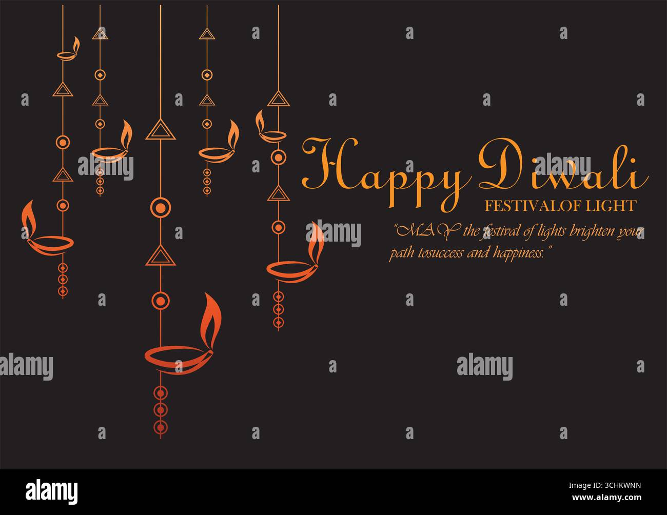 Lotus lantern festival in Stock Vector Images - Alamy