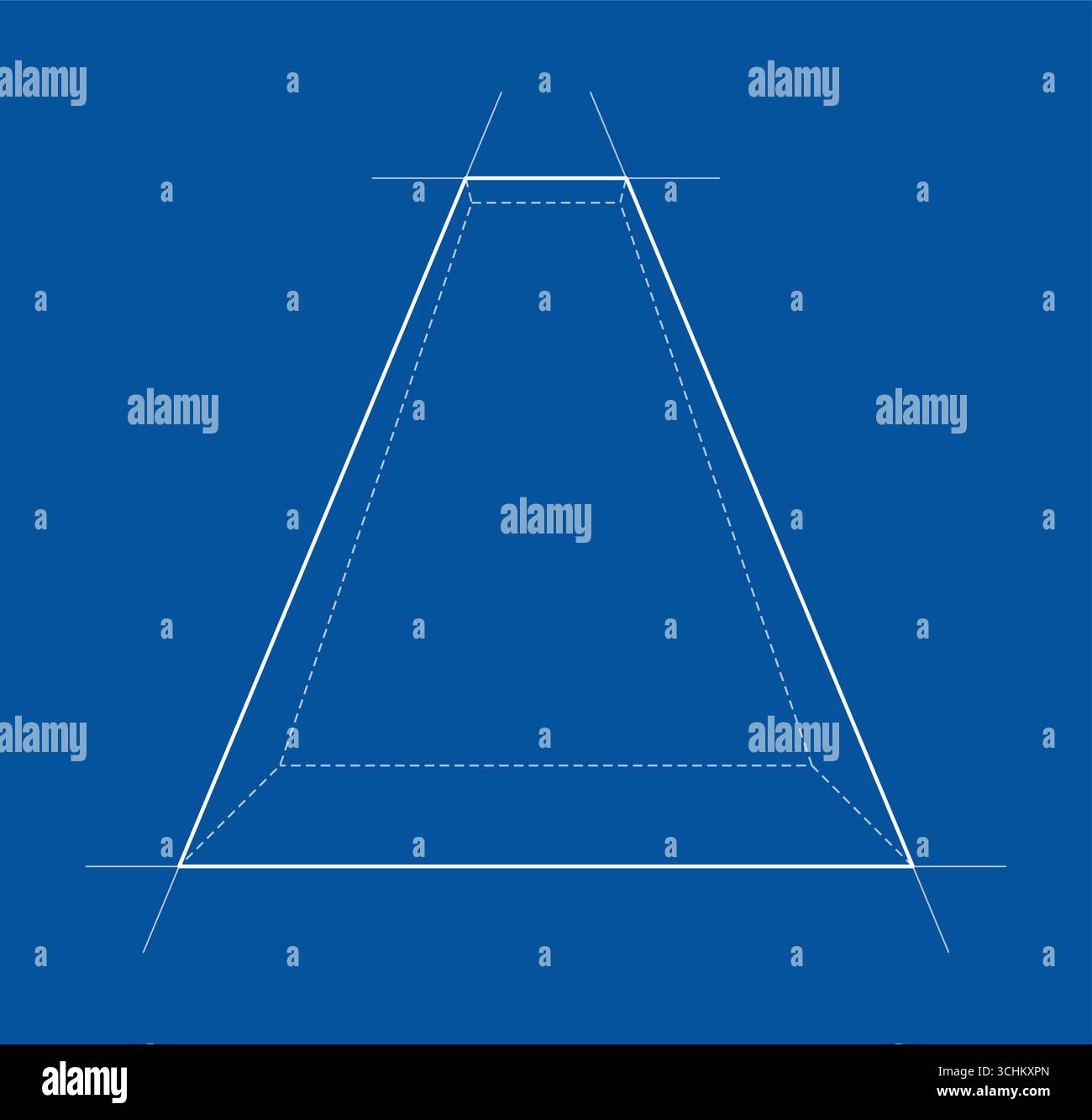 Trapezoid in plan Stock Vector Images - Alamy