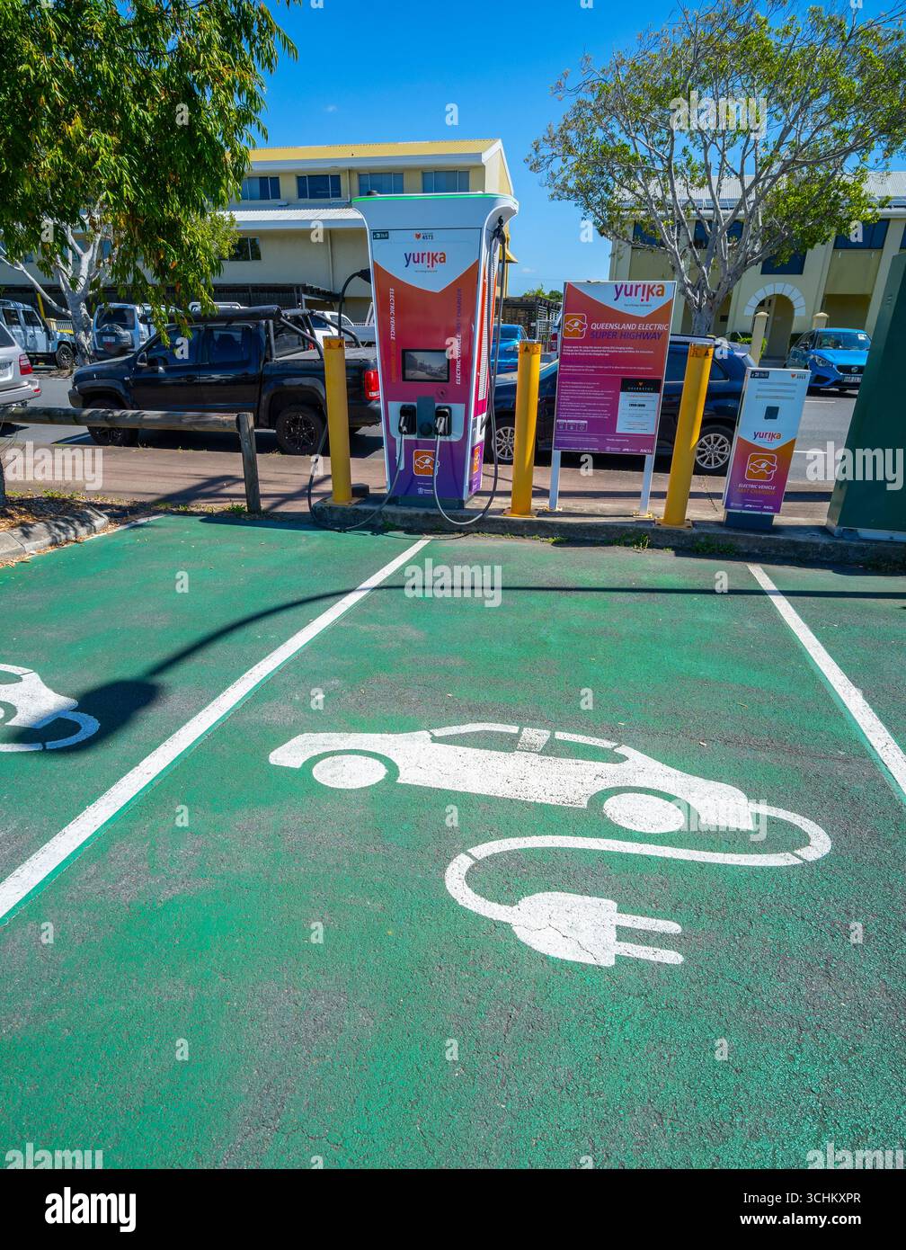 Electric Vehicle Charging Station in Mackay City, Queensland, Australia ...