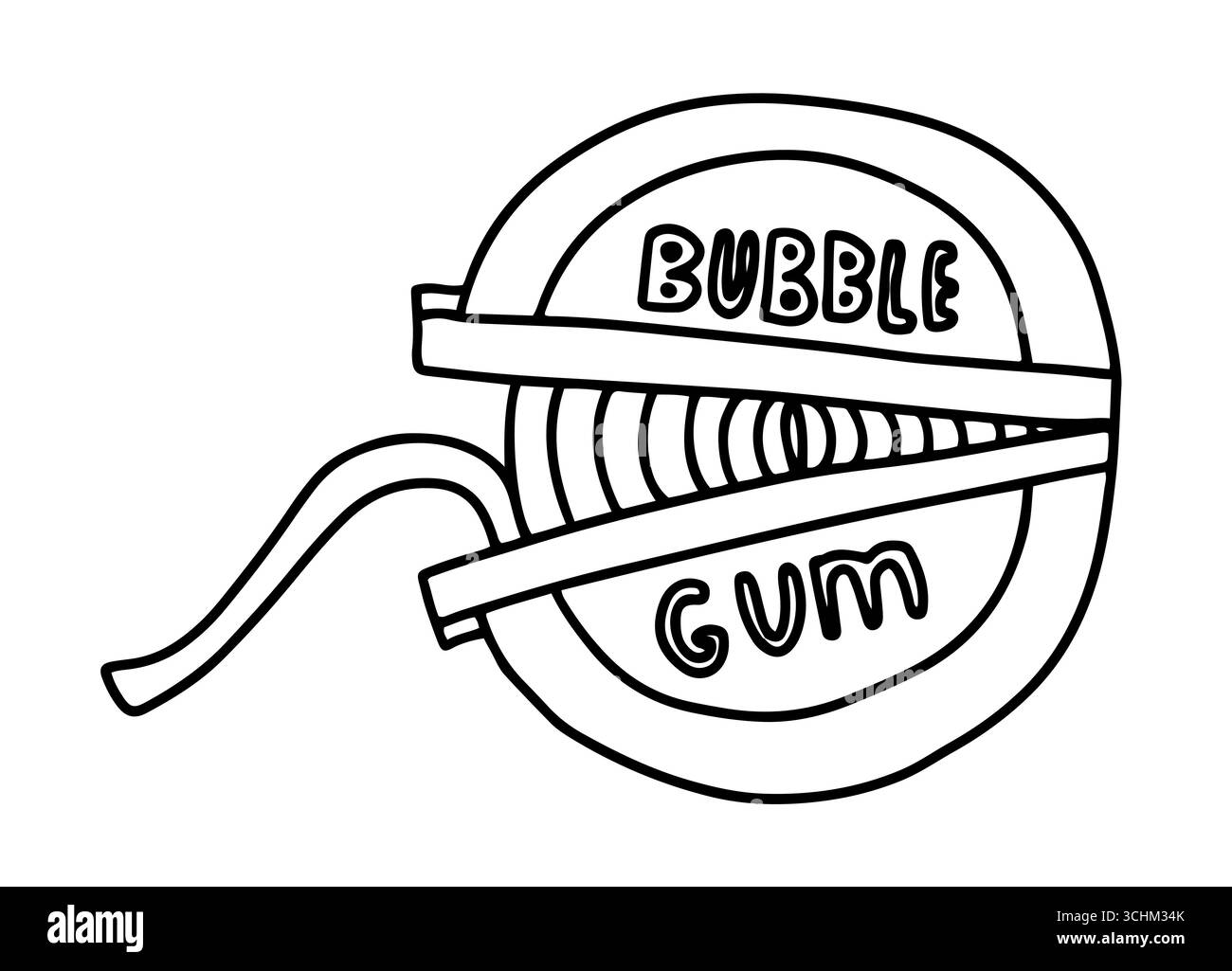 Bubblegum vintage Stock Vector Images - Alamy