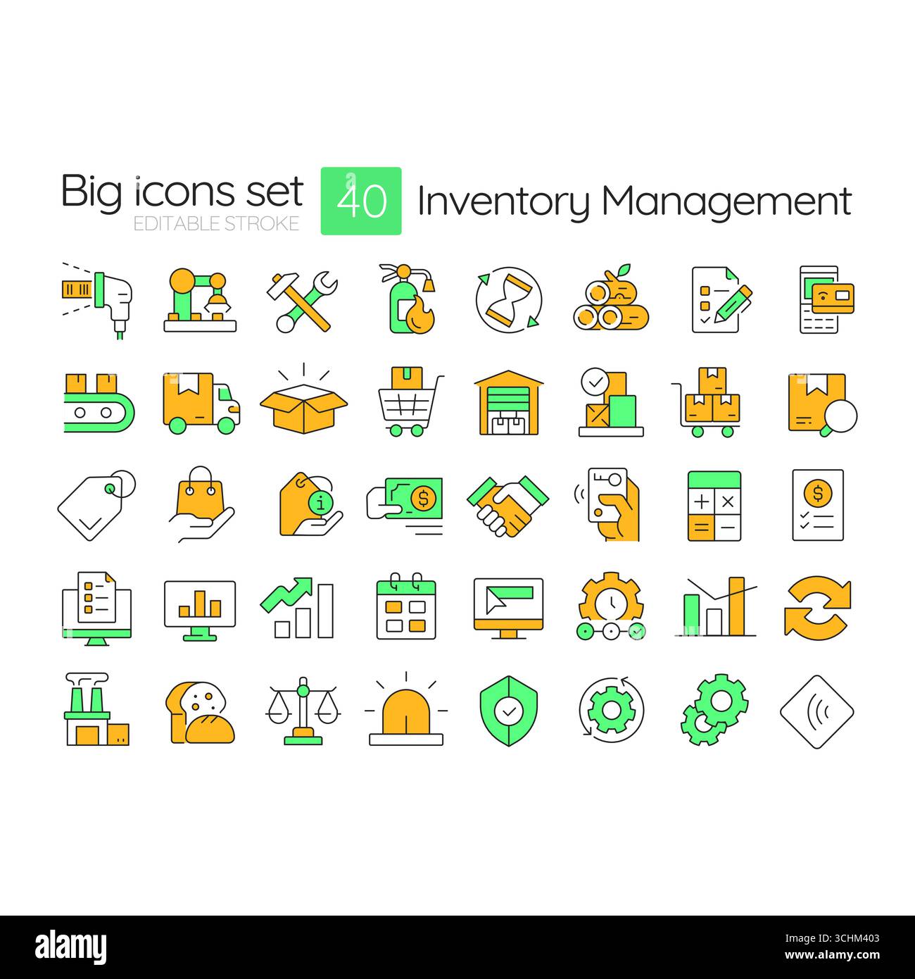 Inventory control vector warehouse industry hi-res stock photography ...