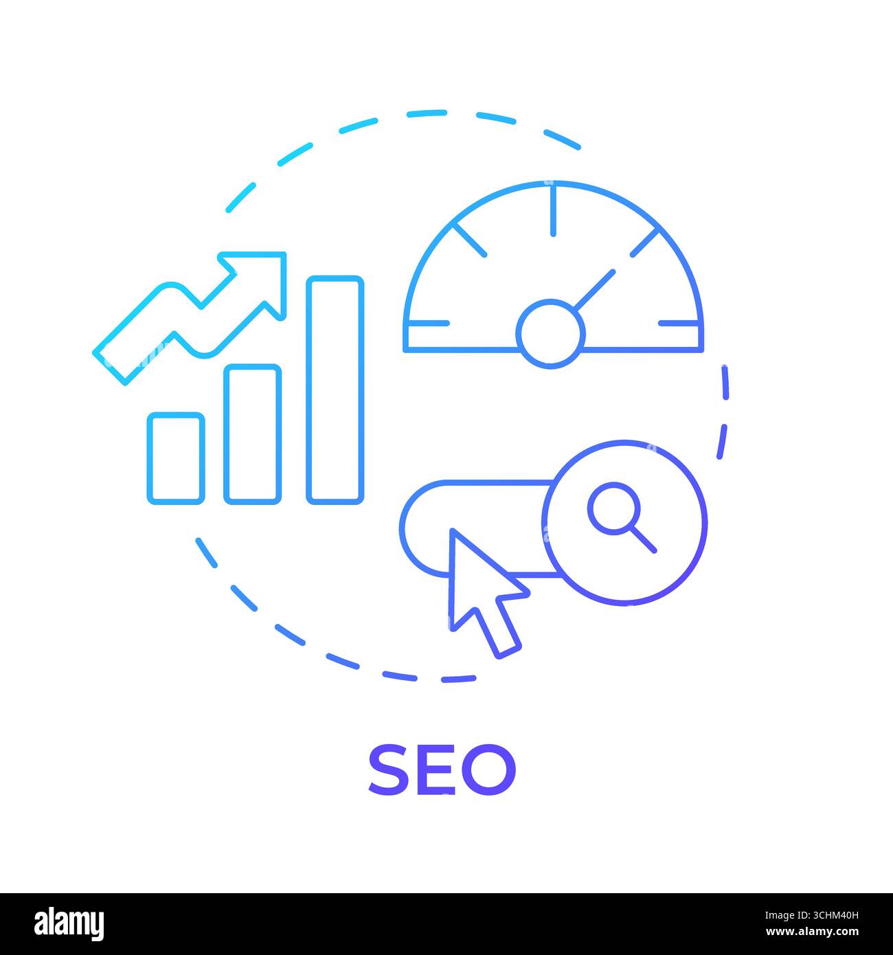 Advertising concept sem in Stock Vector Images - Alamy
