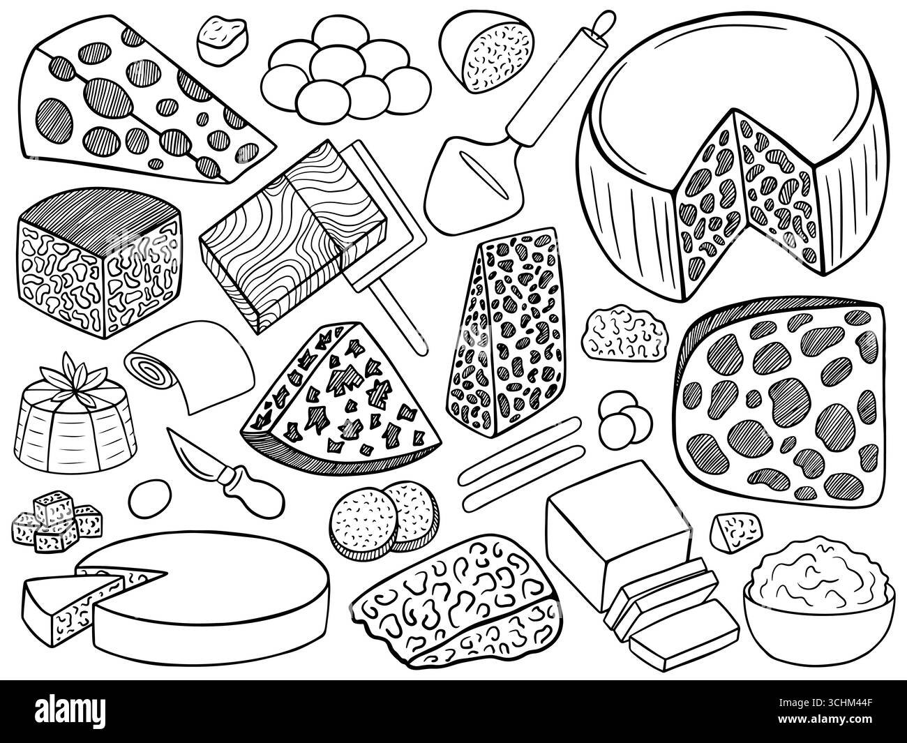 Gouda cheese market edam Stock Vector Images - Alamy