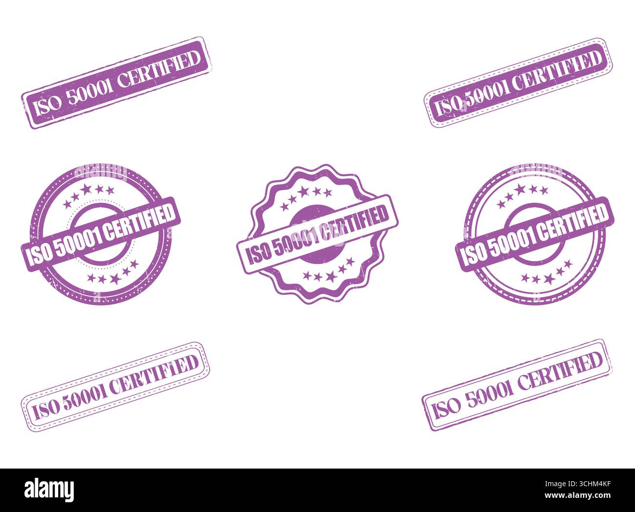 Iso certification stamp round Cut Out Stock Images & Pictures - Alamy