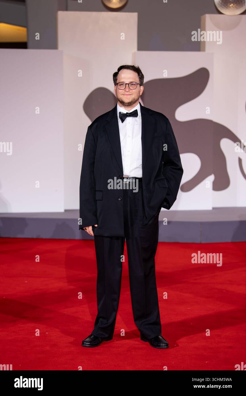 Austin Kolodney 82nd Venice Film Festival Red carpet of the movie -Dead man’s wire- Palazzo del ...
