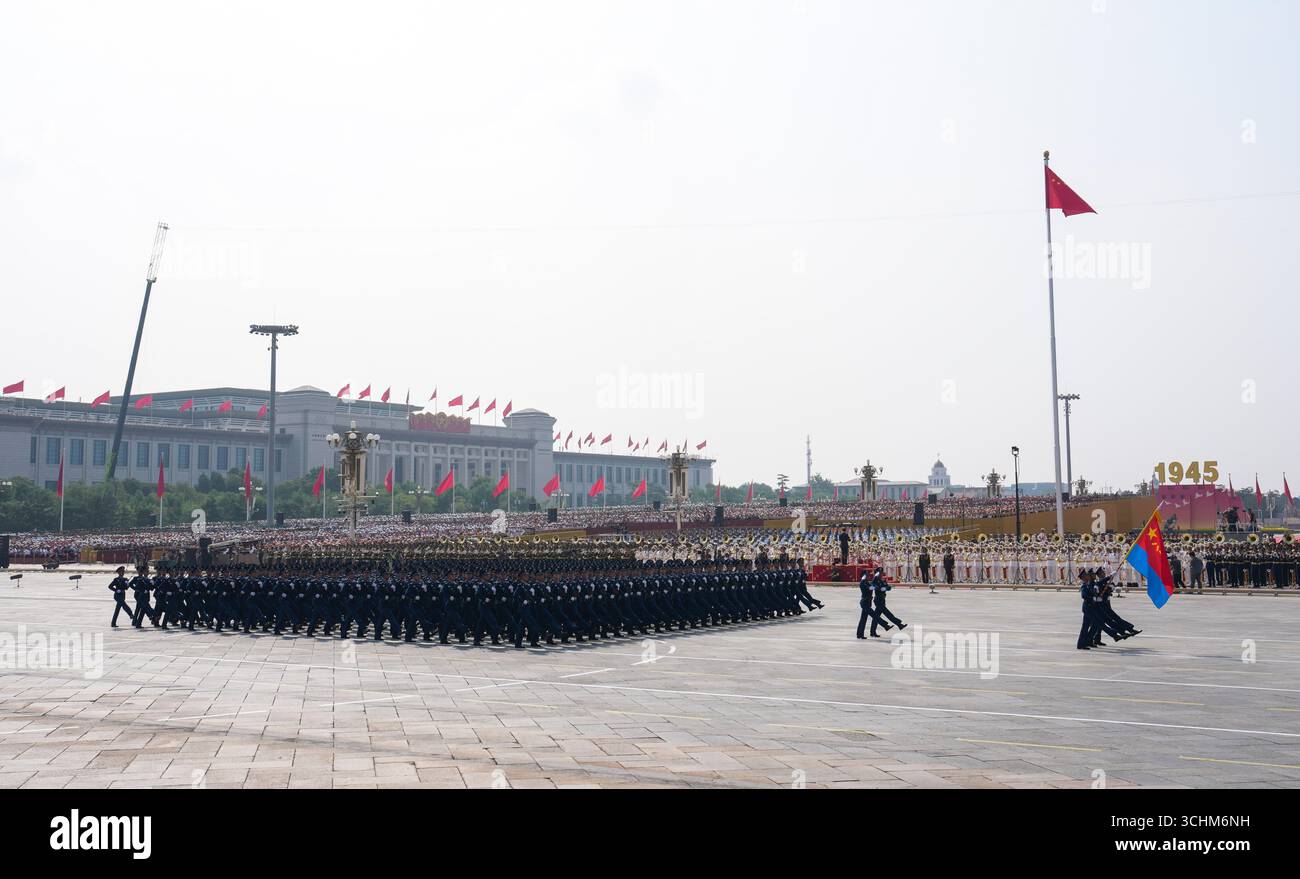 Beijing, China. 3rd Sep, 2025. The formation of the Chinese People's ...