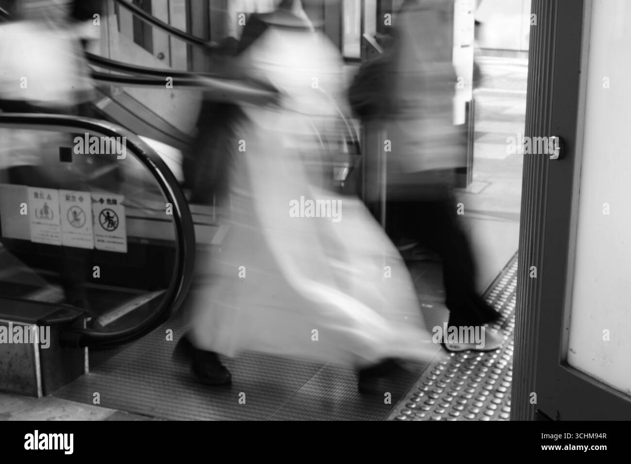Urban transit scene Black and White Stock Photos & Images - Alamy