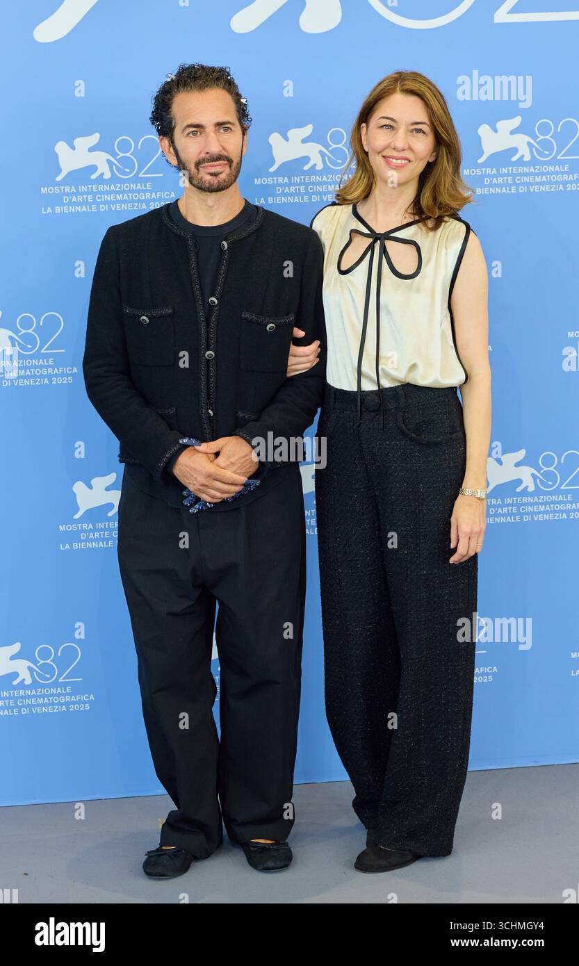 82th Venice Film Festival in Venice, Italy, on September 2, 2025. Sofia COPPOLA , Marc JACOBS ...