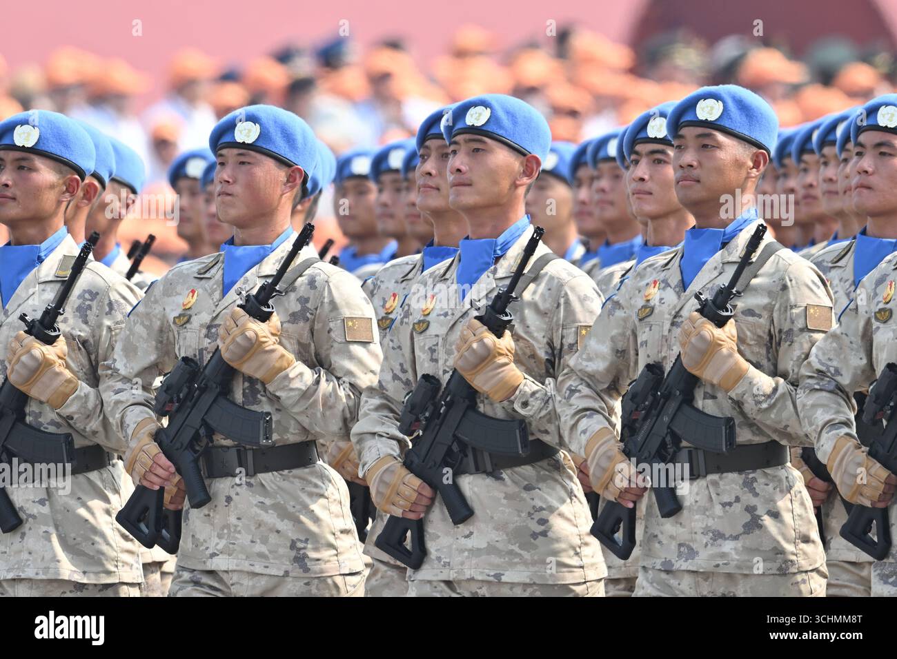 Beijing, China. 3rd Sep, 2025. The Chinese UN peacekeepers formation ...