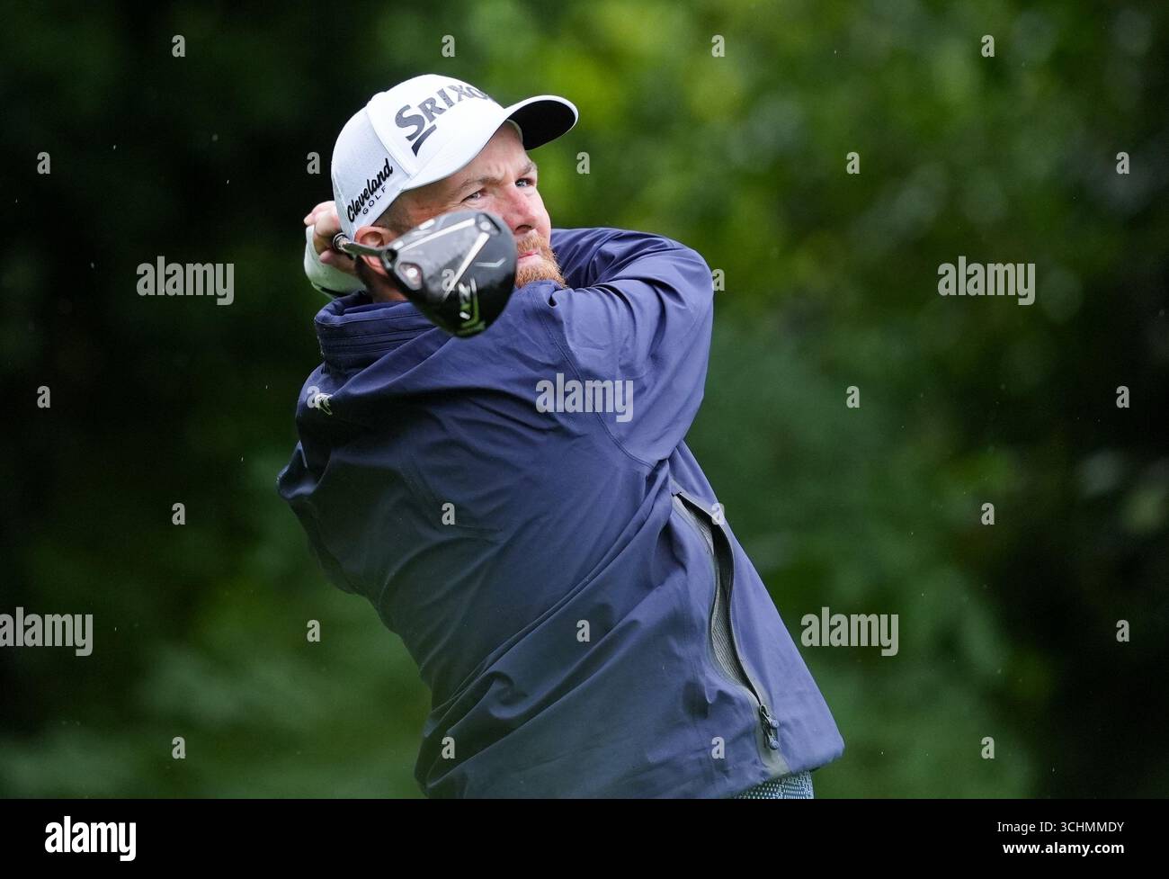 Shane Lowry during a Pro-AM round at The K Club ahead of the 2025 Amgen ...