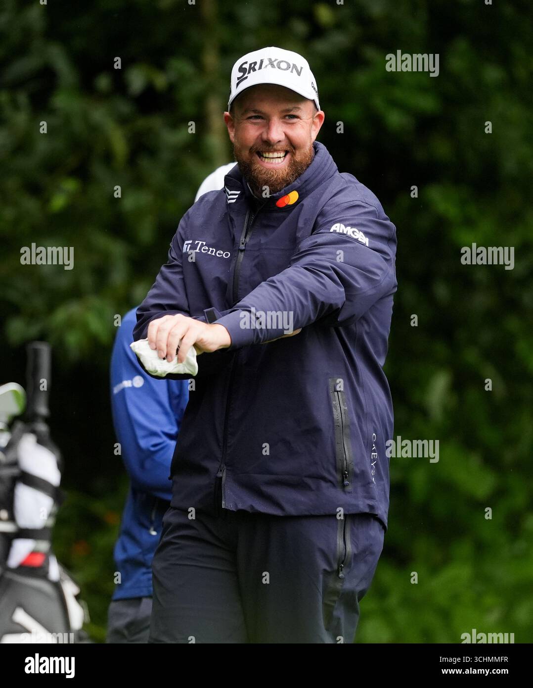 Shane Lowry during a Pro-AM round at The K Club ahead of the 2025 Amgen ...