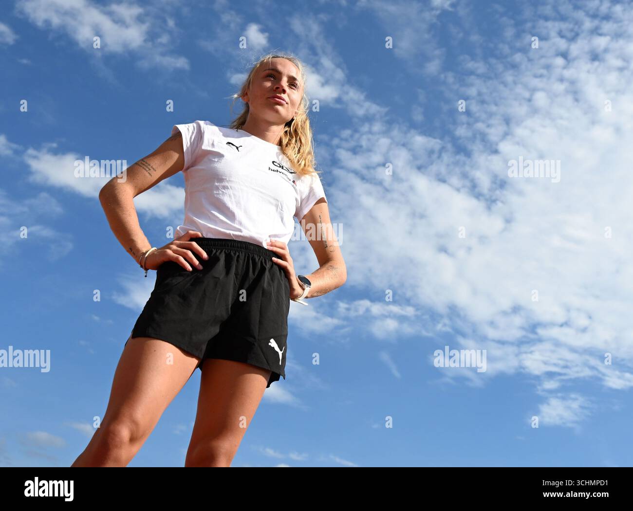Caroline Bredlinger (800 meters) on Tuesday, September 2, 2025, at an ...