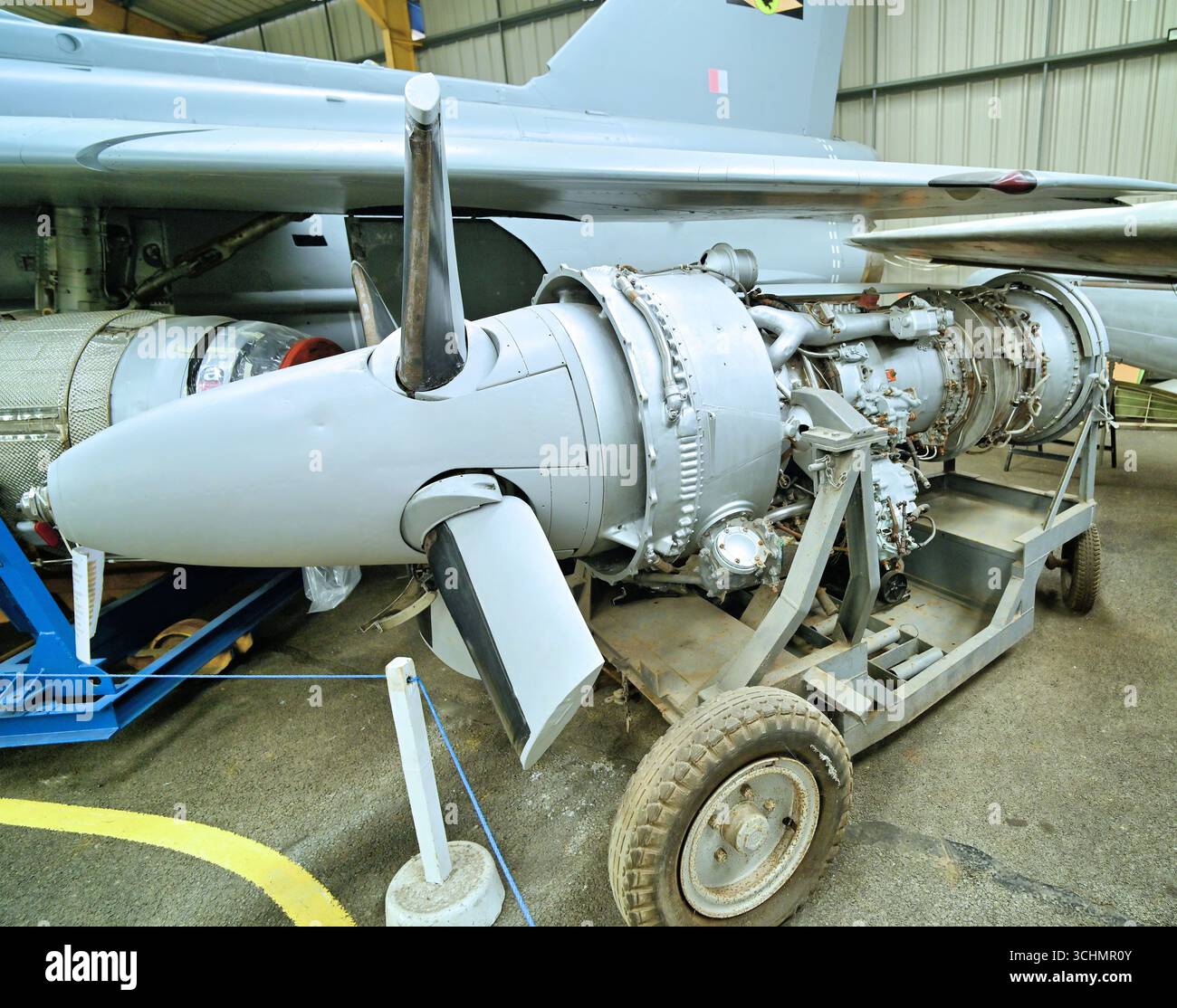 Rolls Royce Tyne twin shaft turboprop engine for the Vickers Vanguard ...