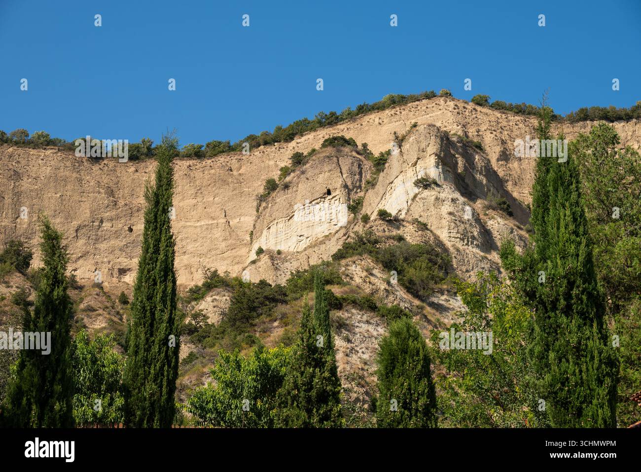 The caves carved by monks in Shio-Mgvime Monastery, medieval monastic ...