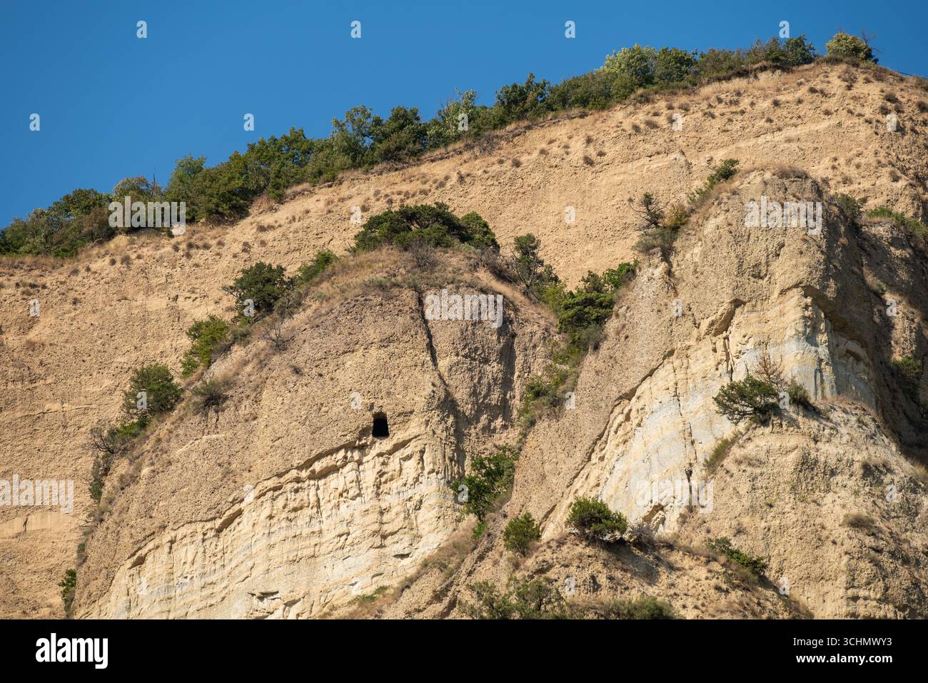 The caves carved by monks in Shio-Mgvime Monastery, medieval monastic ...