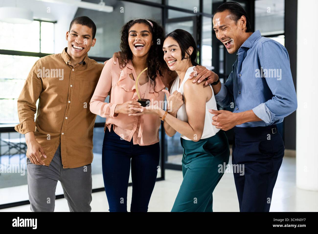 Diverse team professionals coworkers hi-res stock photography and ...