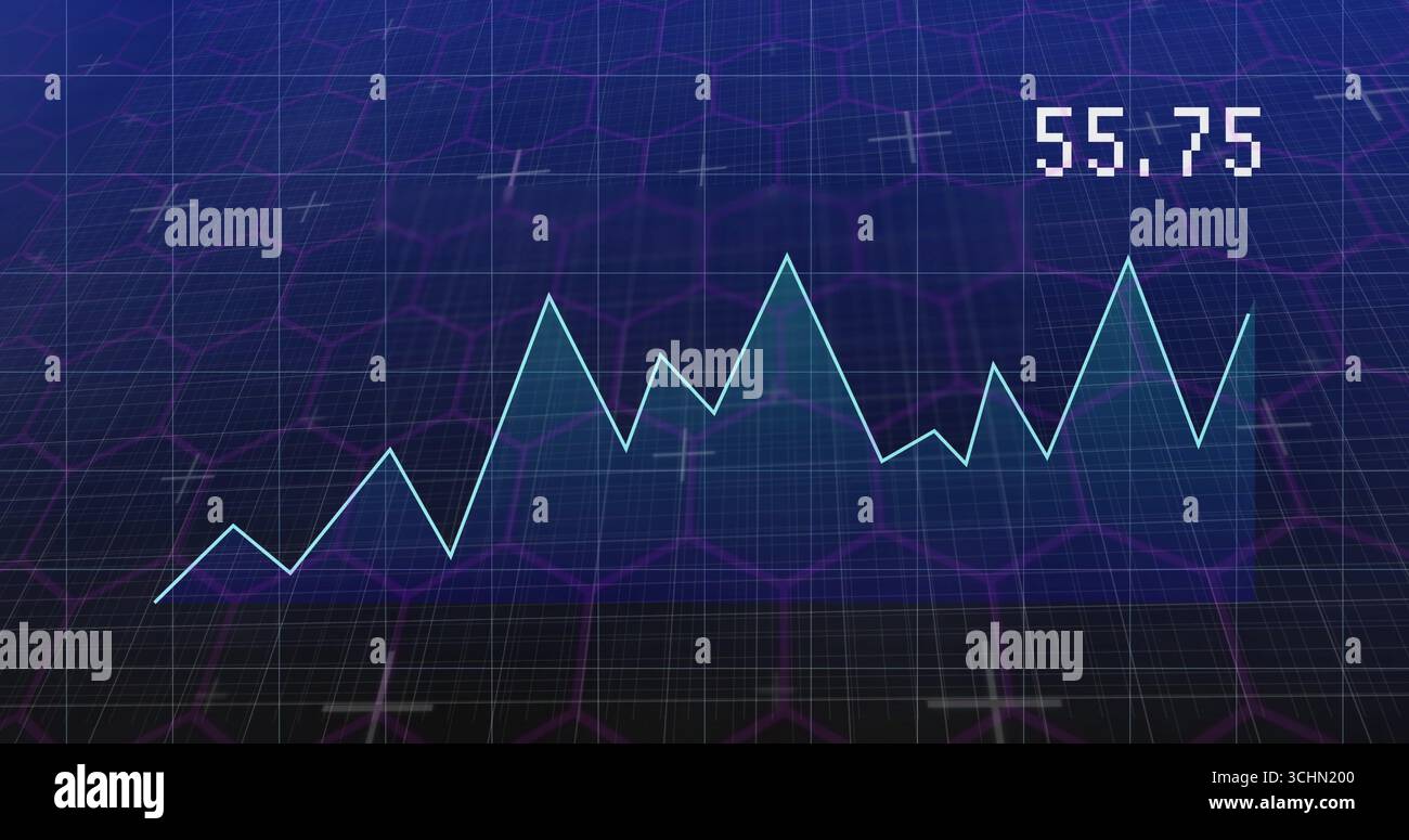 Displaying visualization on blue hi-res stock photography and images ...