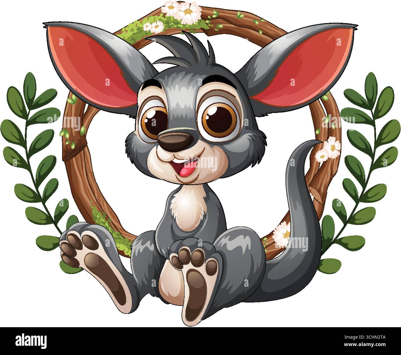 Surrounded by big forest Stock Vector Images - Alamy
