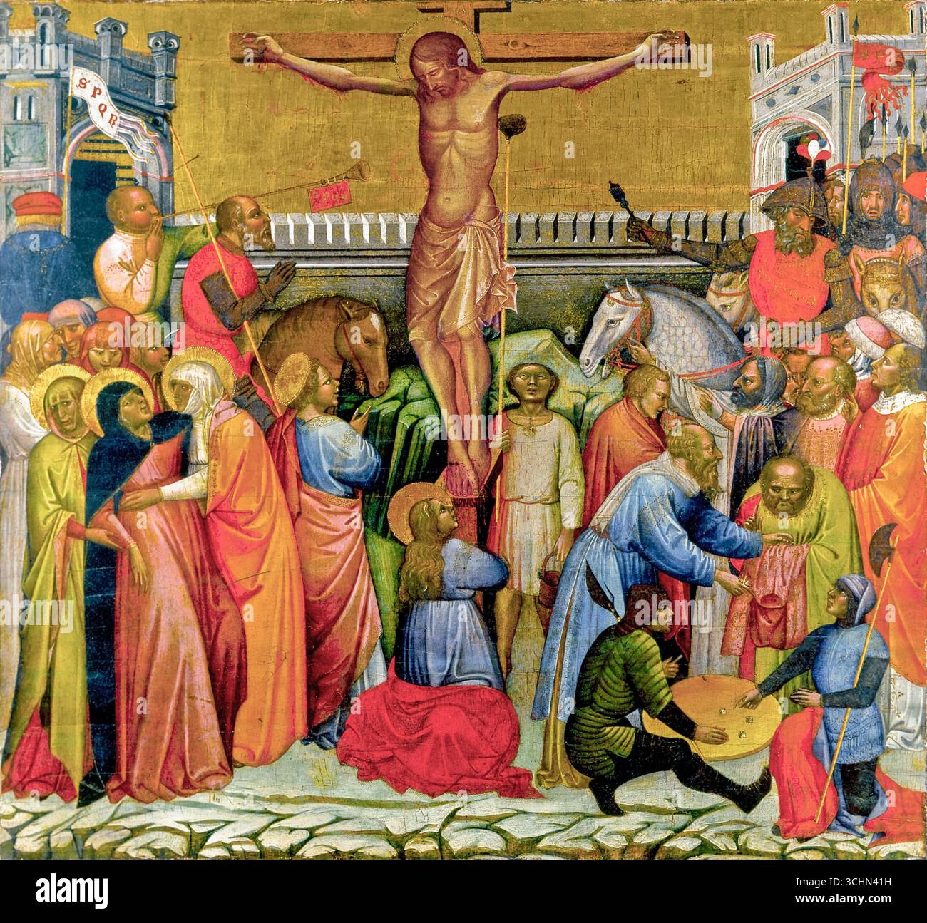 Tempera and gold on panel painting hi-res stock photography and images ...